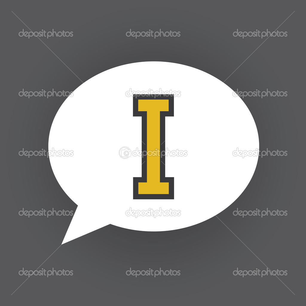 Bubble font letter I Stock Vector Image by ©tackgalich #40388425