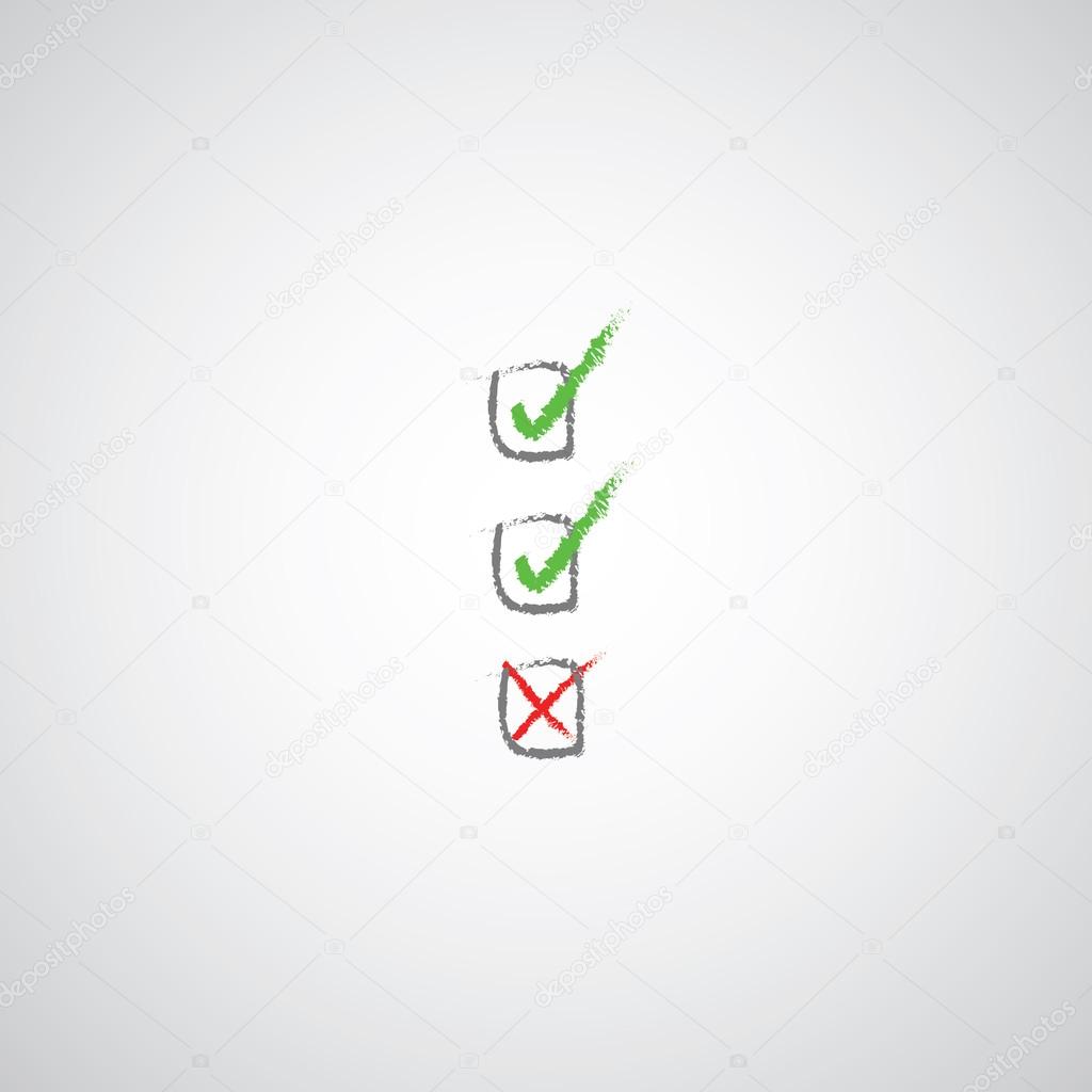 Check marks symbol Stock Vector by ©tackgalich 43382235