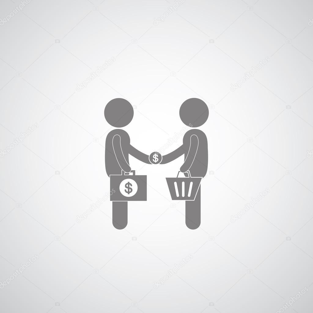 Business partners symbol Stock Vector Image by ©tackgalich #43383449