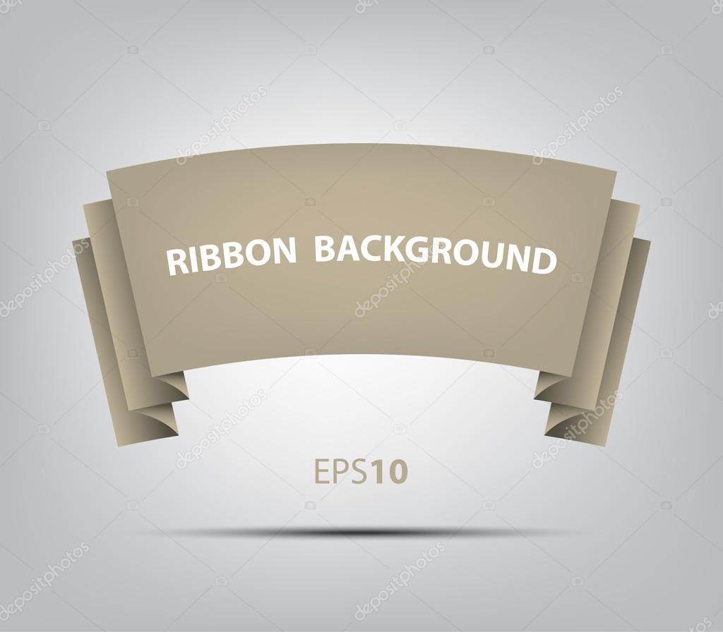 Vector ribbon background Stock Vector Image by ©mauro-fabbro #29800635