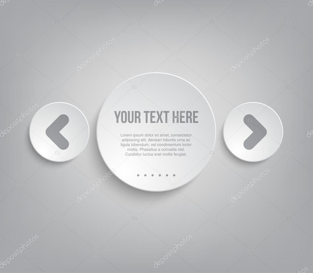 Modern web gallery interface Stock Vector by ©mauro-fabbro 29802147