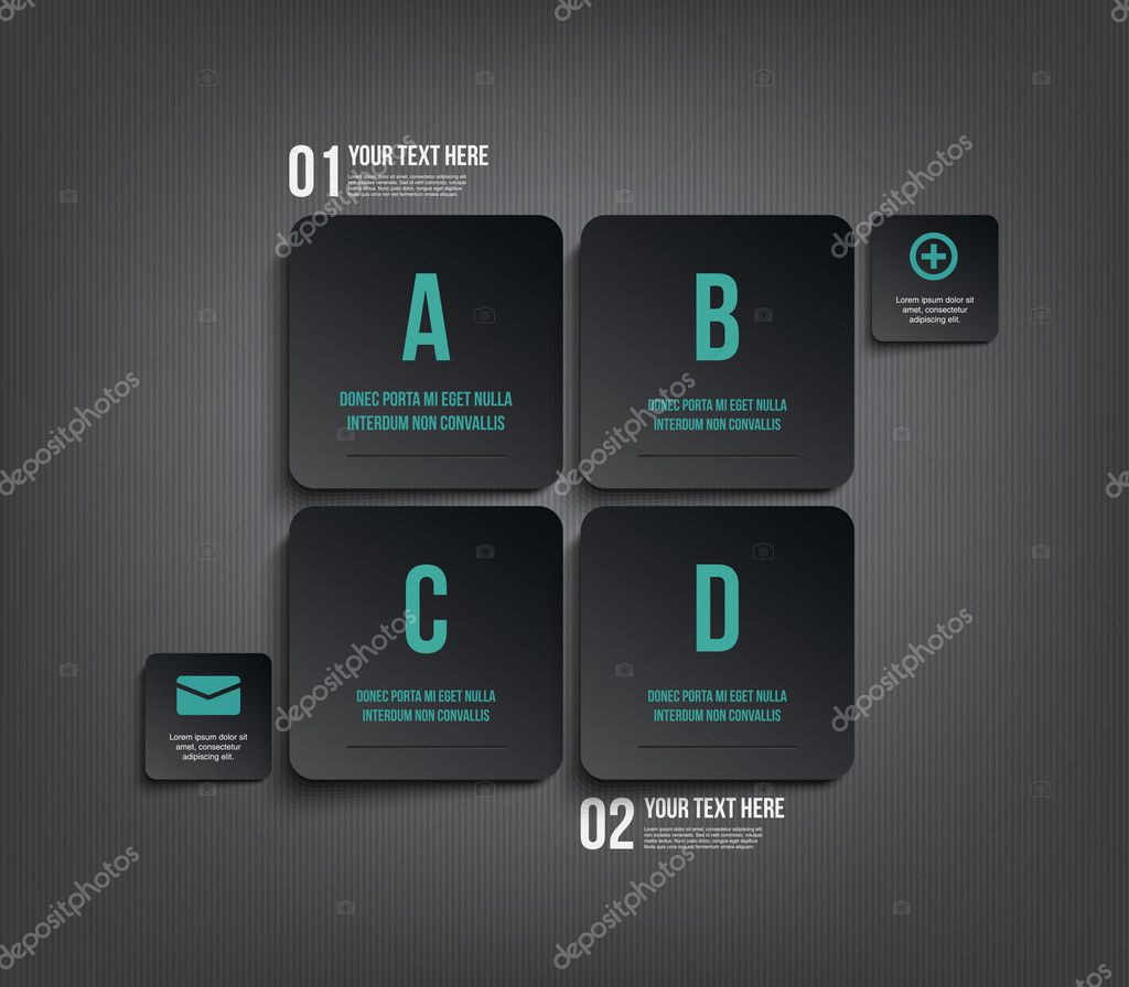 Templat banner kertas modern untuk presentasi langkah dengan latar ...