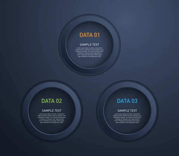 Set of plastic ring banners over gray background Stock Vector Image by ...