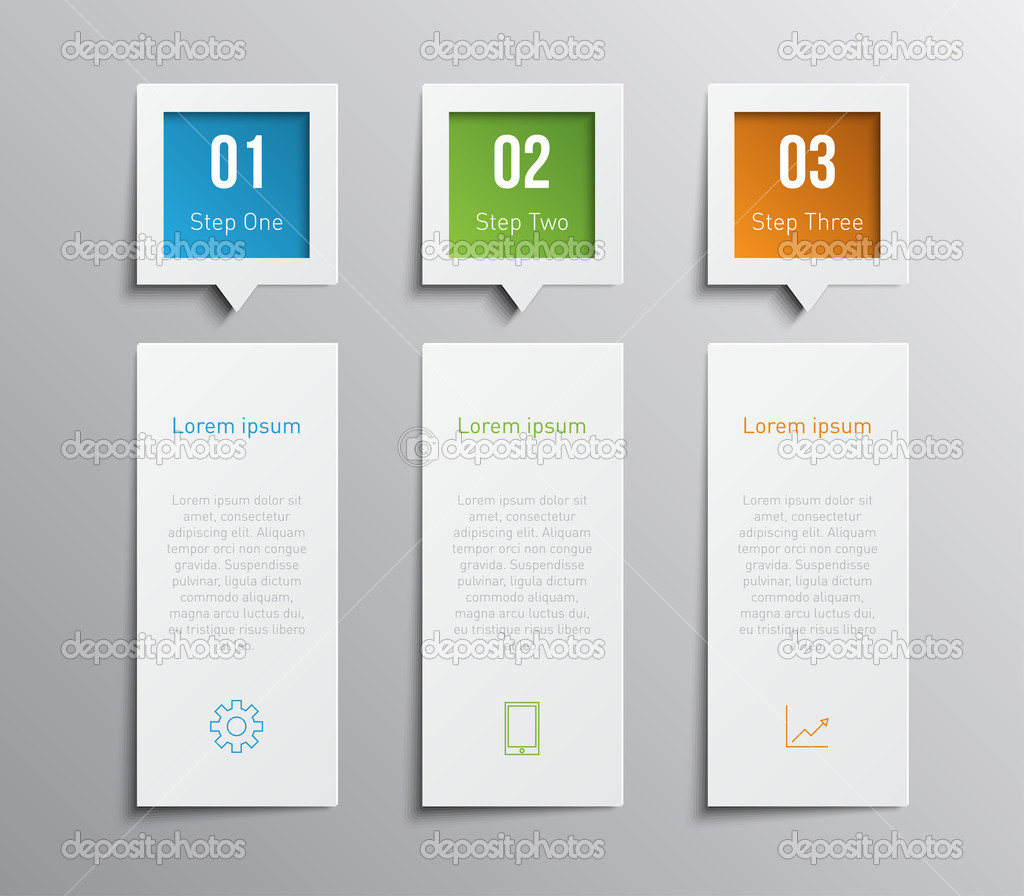 Set of paper banners Stock Vector by ©mauro-fabbro 45992831