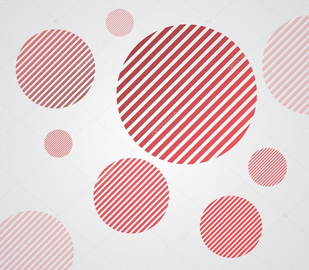 Striped circles background Stock Vector by ©mauro-fabbro 48107369