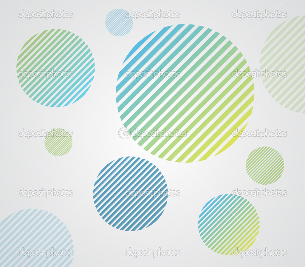 Striped circles background Stock Vector by ©mauro-fabbro 48107409