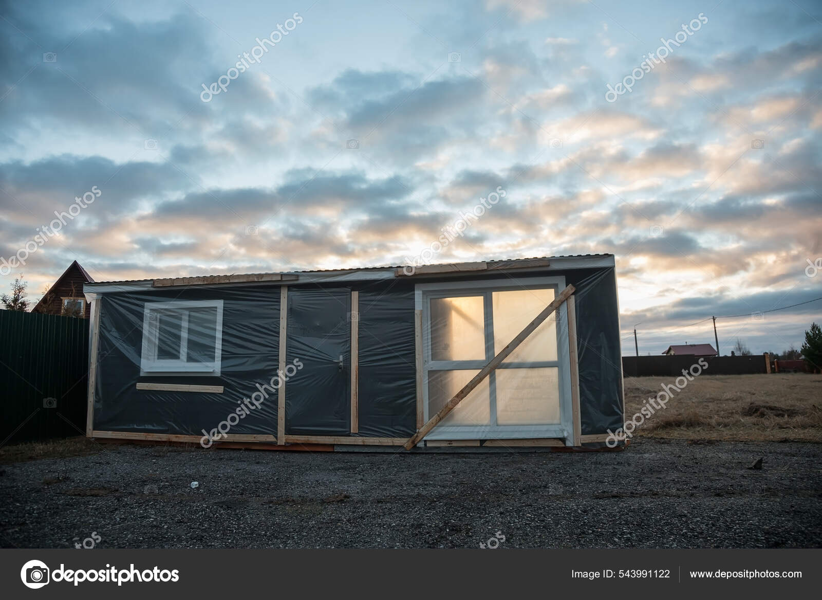 Delivery Installation Modular Frame House Frame Construction Small ...