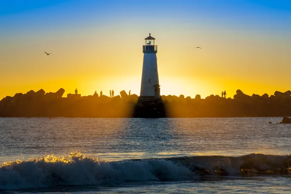 Lighthouse at sunset - Stock Image - Everypixel