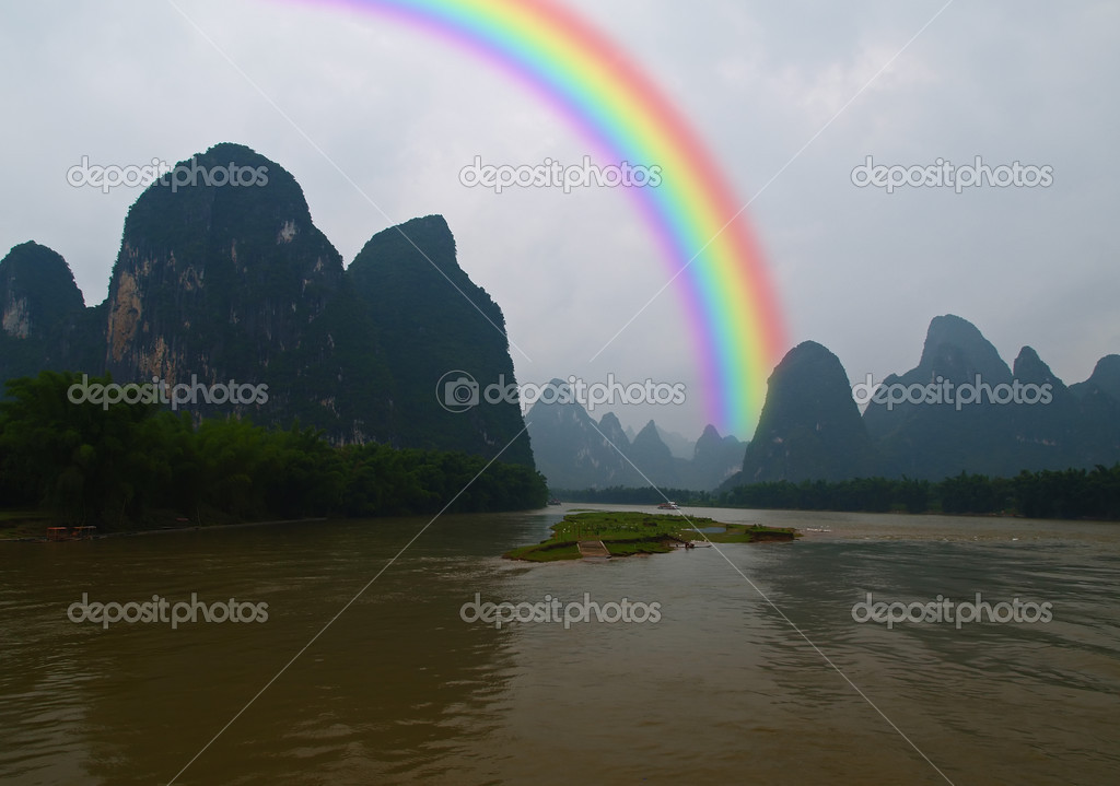 The landscape of grotesque mountain formations — Stock Photo © gary718 ...