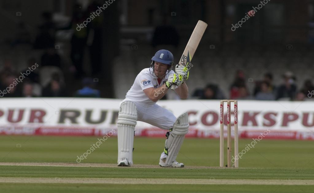 Cricket. England vs Bangladesh 1st test day 1. Eion Morgan — Stock ...
