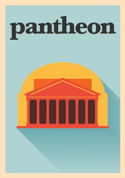 Pantheon in rome Vector Art Stock Images | Depositphotos