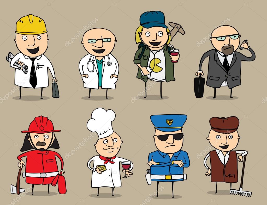 Colección de trabajos de dibujos animados Vector de stock #41708343 de ...