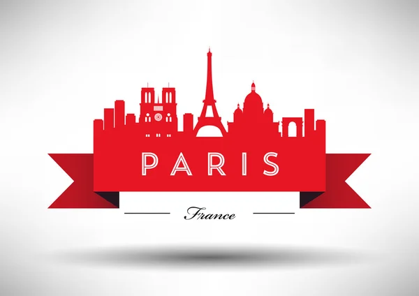 Typography Design with Paris Landmarks Stock Vector Image by ...