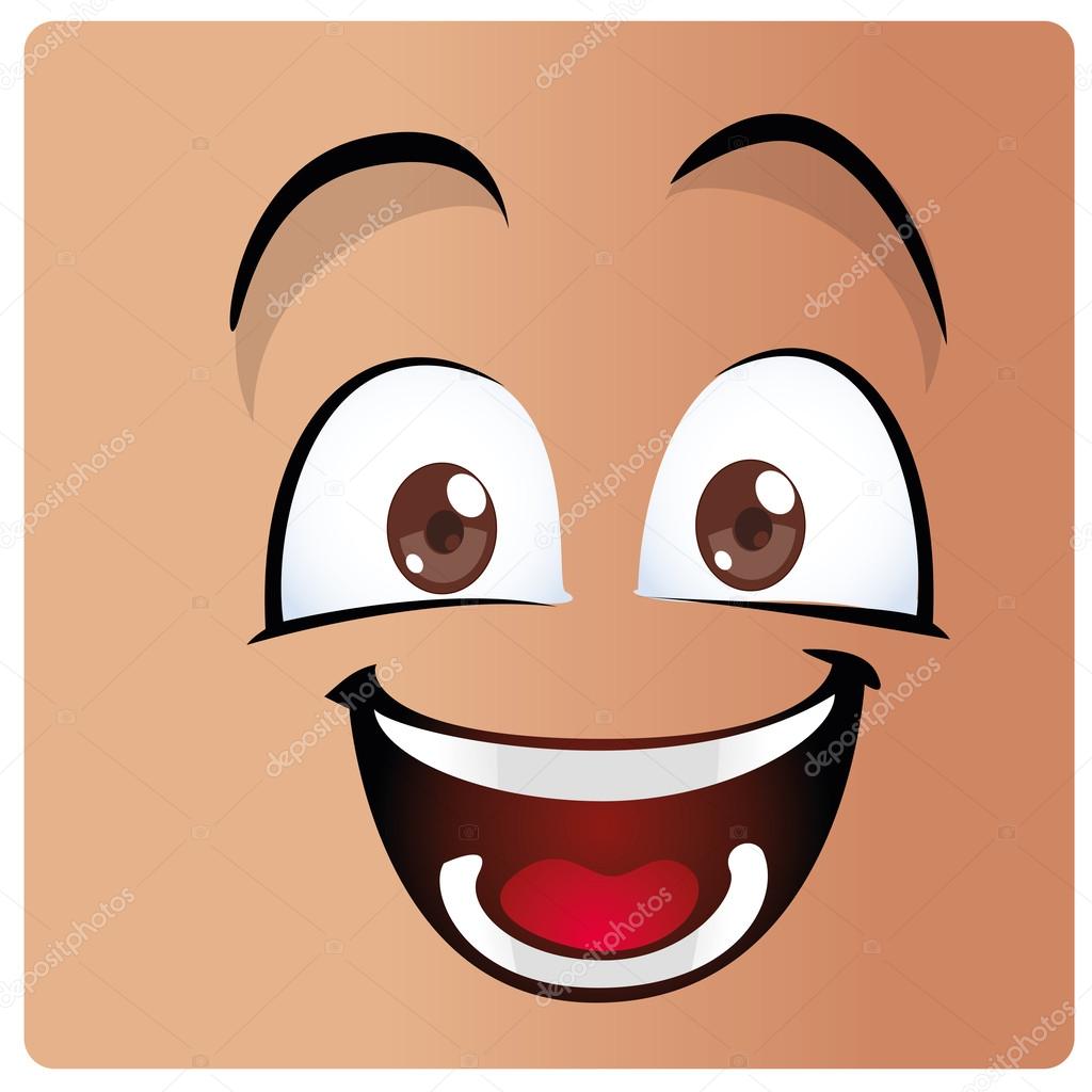 Big Teeth Smile Cartoon