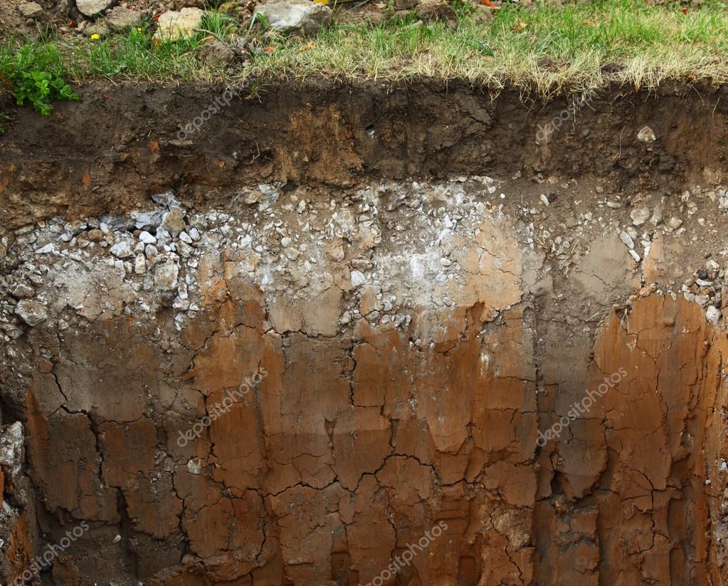 Image of underground soil layers — Stock Photo © strixcode #29726225