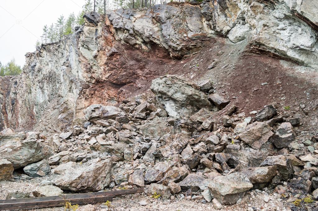 Vertical layered limestone Stock Photo by ©Imfoto 46523767