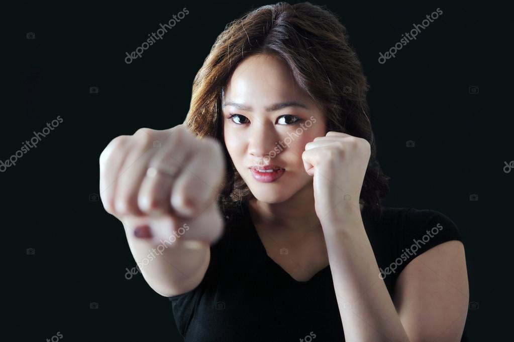 Self defense girl — Stock Photo © se_media #30471883