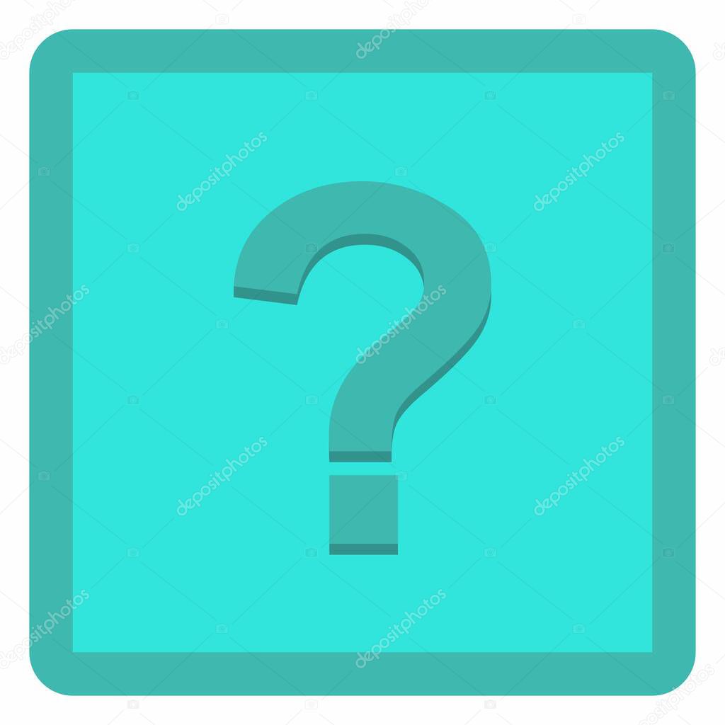 signo de interrogación, signo de preguntas frecuentes, símbolo de ayuda ...