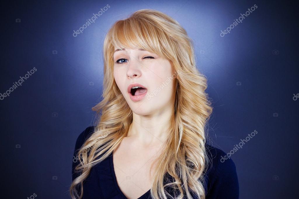 Flirty woman Stock Photo by ©atholpady 43518329