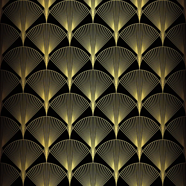 Art Deco Fan Pattern Vector