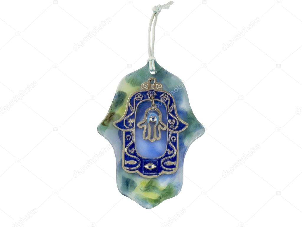 Hamsa hand amulet — Stock Photo © modustollens #32965035