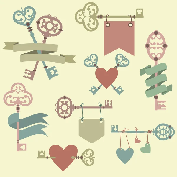 100,000 Heart keys Vector Images | Depositphotos