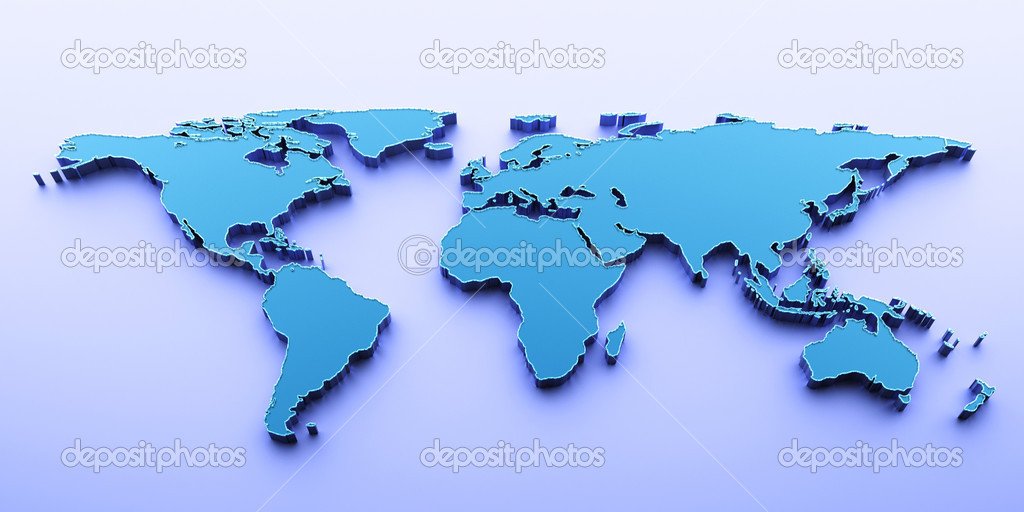 World map Stock Photo by ©peshkov 29829465