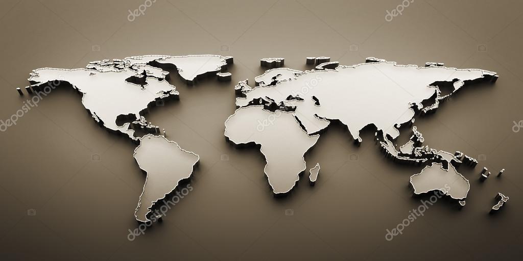 World map Stock Photo by ©peshkov 29836823