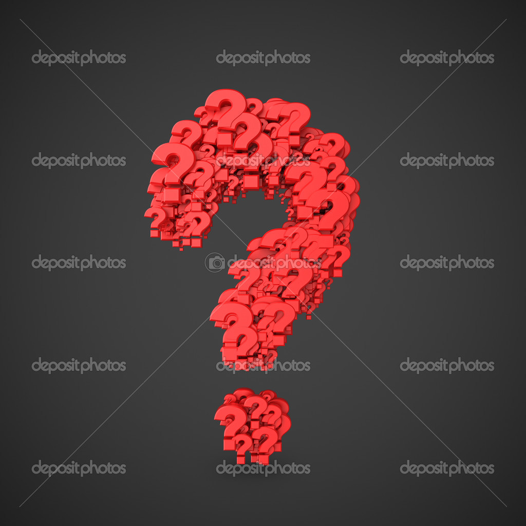 Many red question mark Stock Photo by ©peshkov 43807241