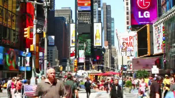 Time Lapse Times Square in New York — Stock Video © JJFarquitectos ...