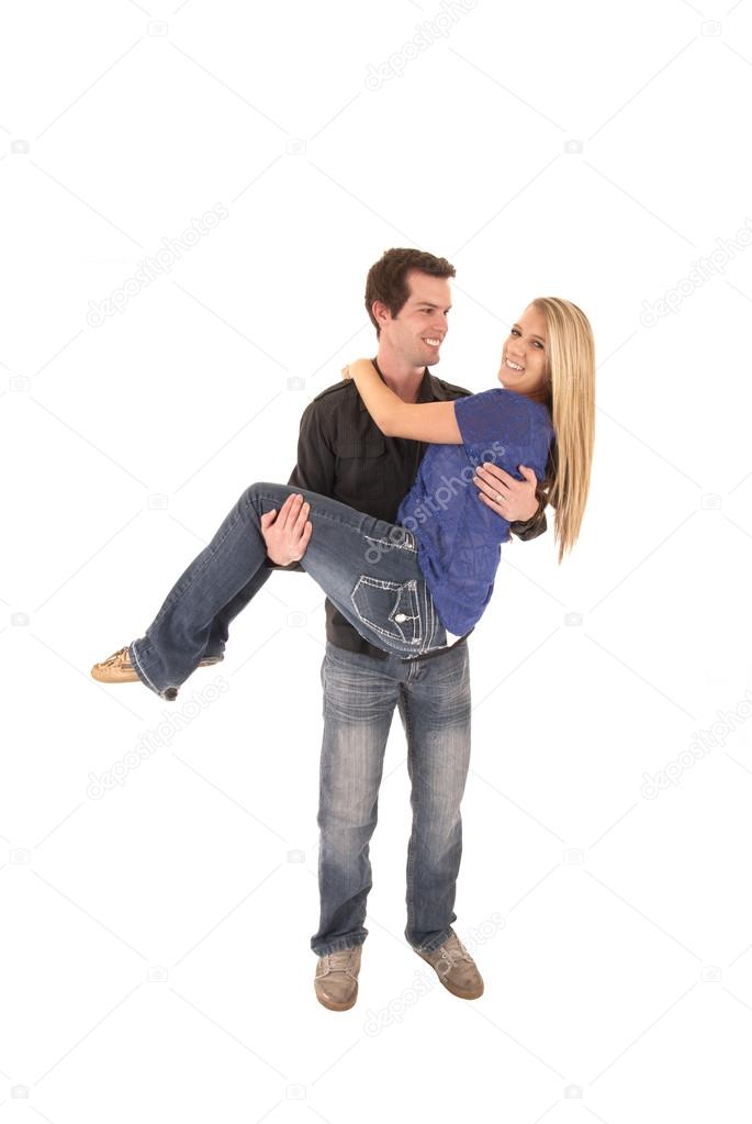 Man Carrying Woman Romantic