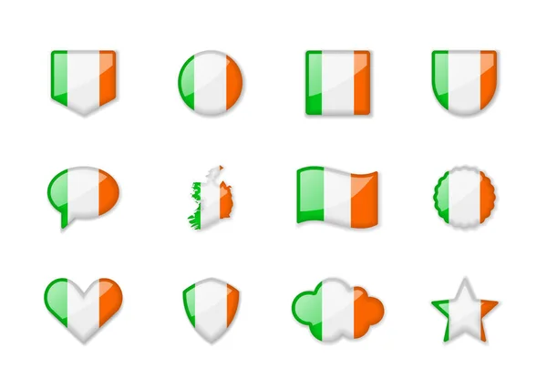 Image vectorielle Irlande Collection Cartes Six Cartes Dessins ...