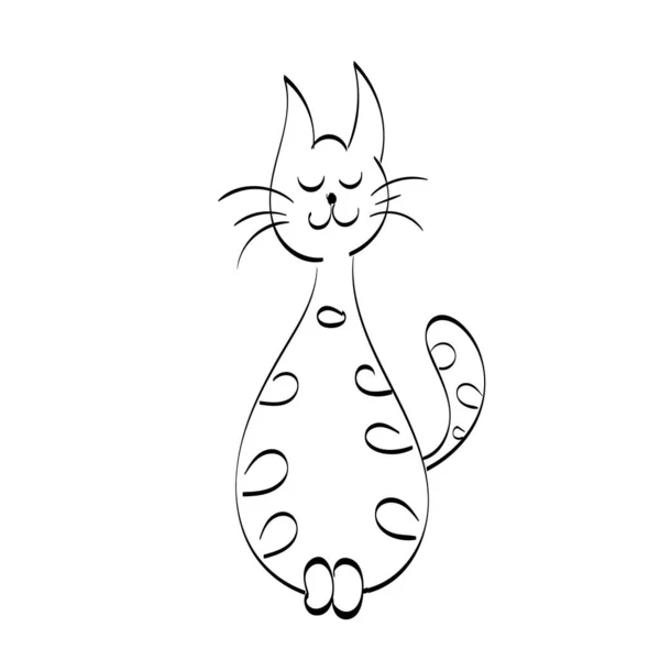 Cat line art Vector Images | Depositphotos