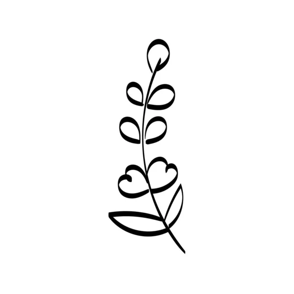 Simple Flourish Silhouette