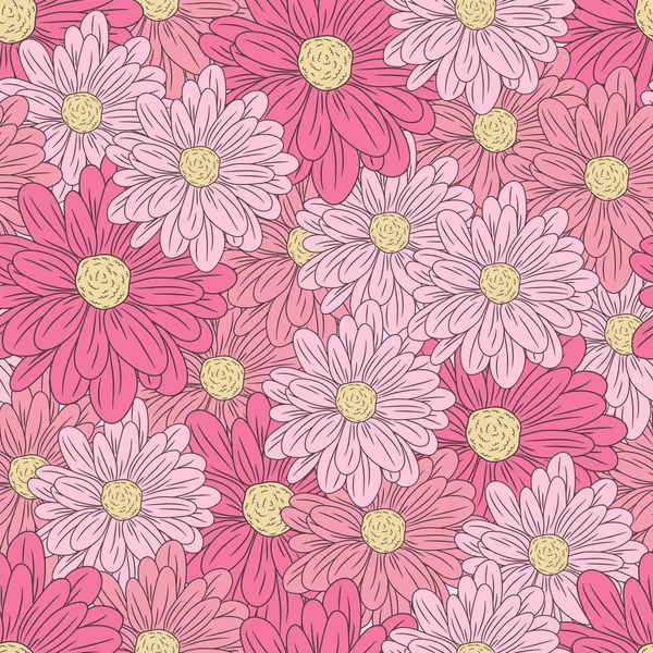 Seamless flower,daisy print pattern background — Stock Vector ...