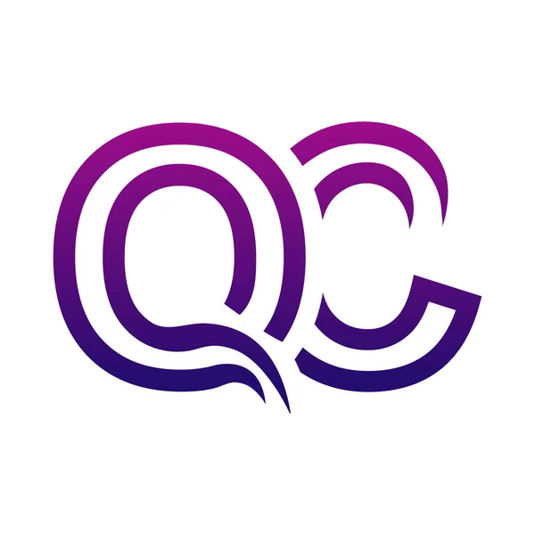 Qc logo design Vector Art Stock Images | Depositphotos