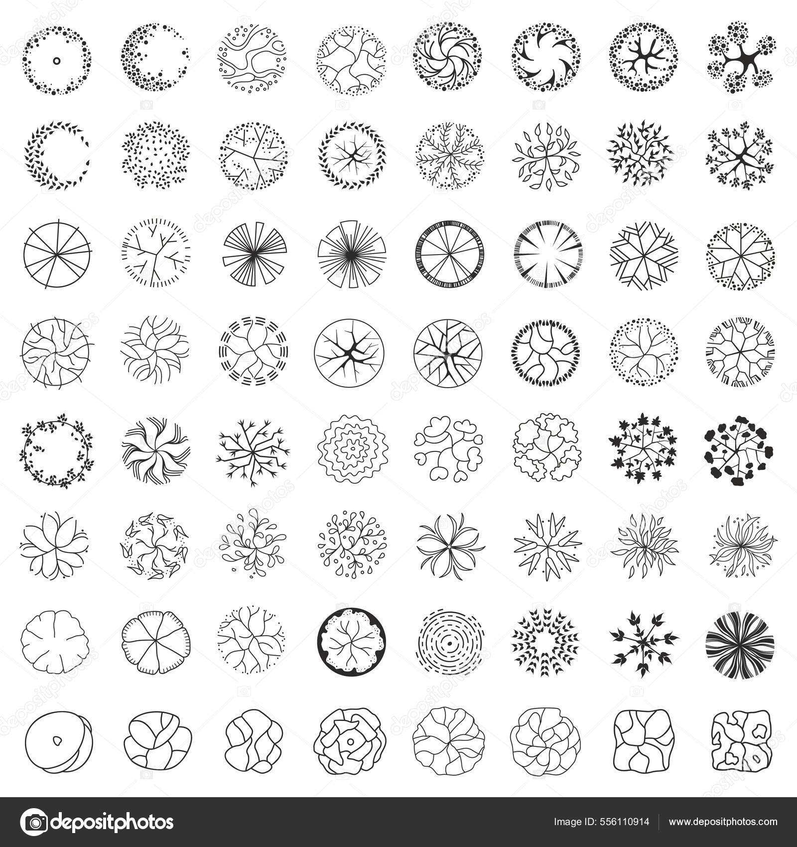 Trees Master Plan Tree Architectural Floor Plans Entourage Design ...
