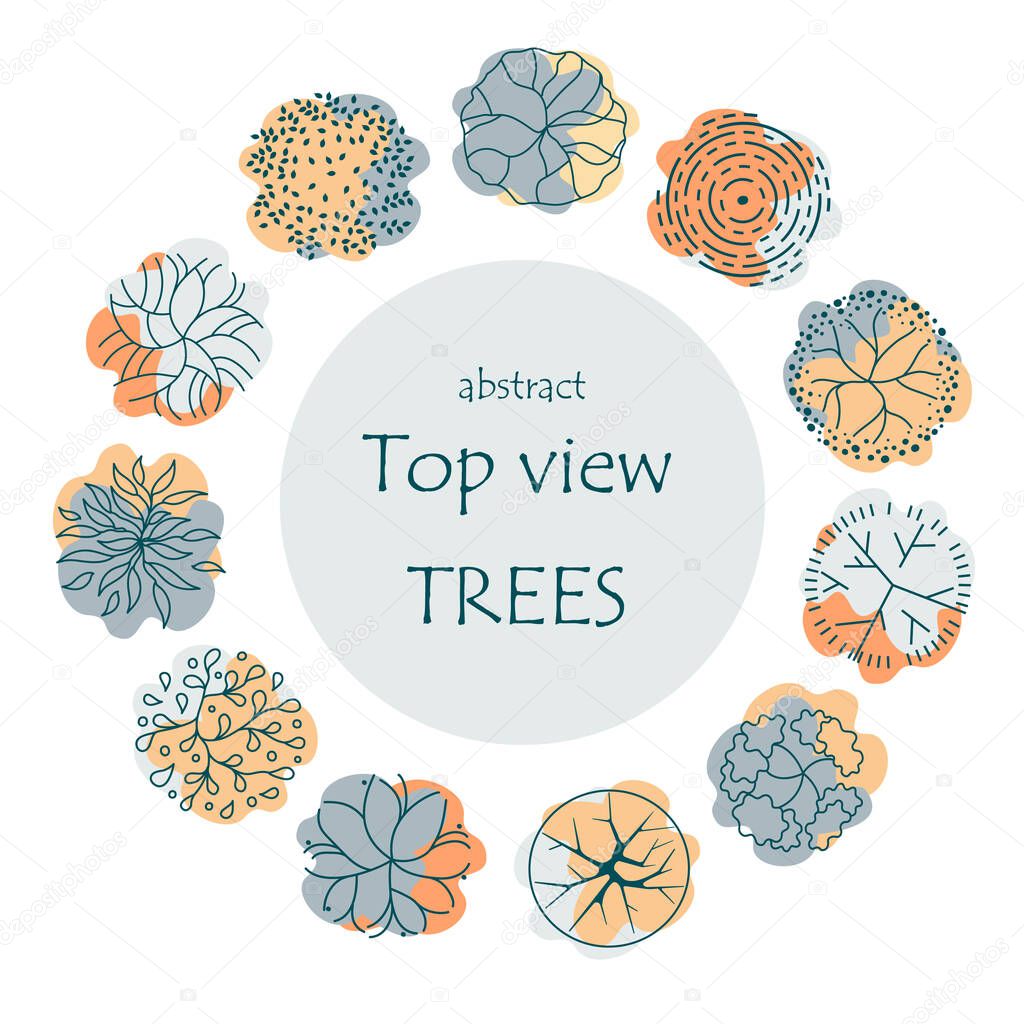 Trees for the master plan. Tree for architectural floor plans ...