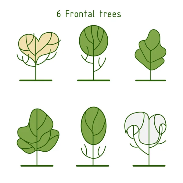 Tree Architectural Floor Plans Entourage Design Various Trees Bushes ...