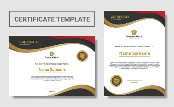 100,000 Modelo de certificado palavra Vector Images | Depositphotos