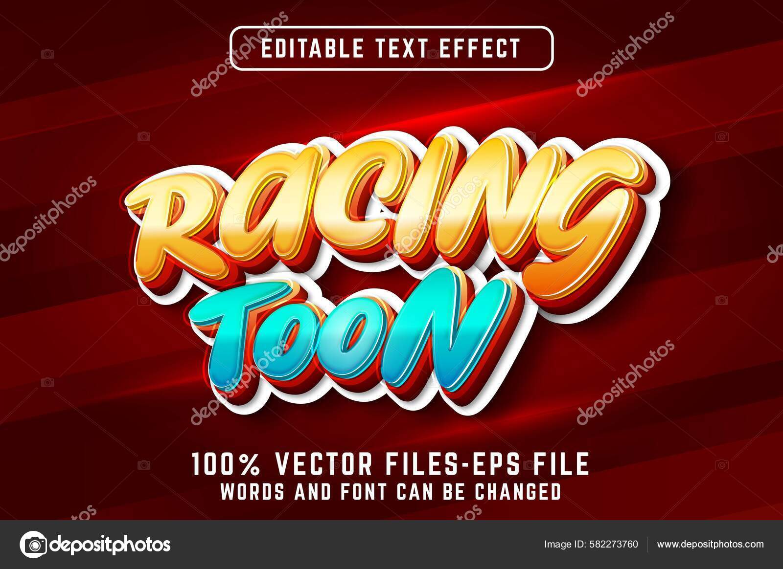 Our New Vector Text Effect Which You Can Generate Adobe Stock Vector ...