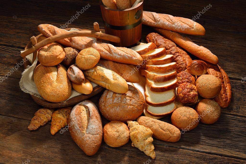 Variety of bread Stock Photo by ©amenic181 36932635
