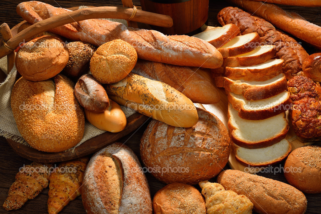 Variety of bread Stock Photo by ©amenic181 36932747
