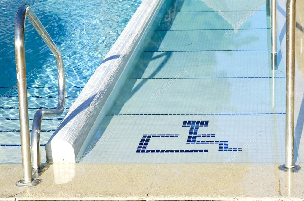 Access to the pool for handicapped — Stock Photo © kiko_jimenez #41529435