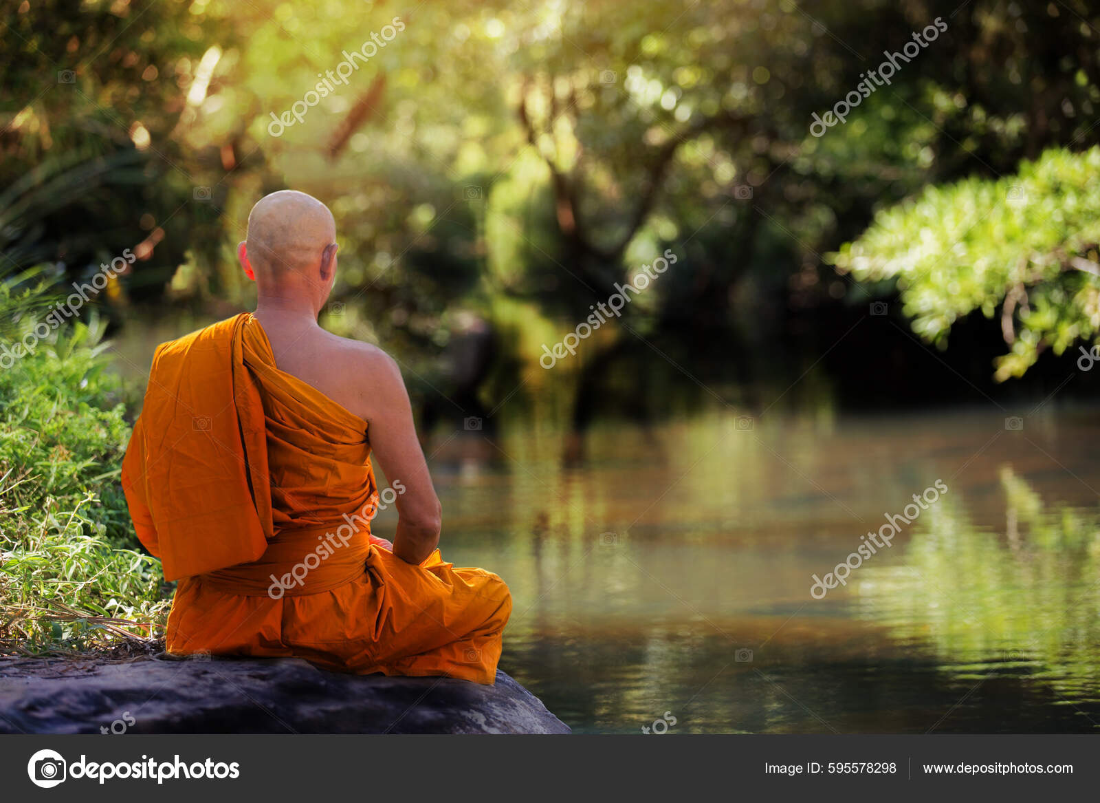 Buddhist Monks Meditation