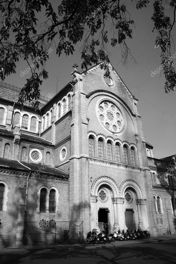 Abtract architecture of Duc Ba Cathedral — Stock Photo © xuanhuongho ...