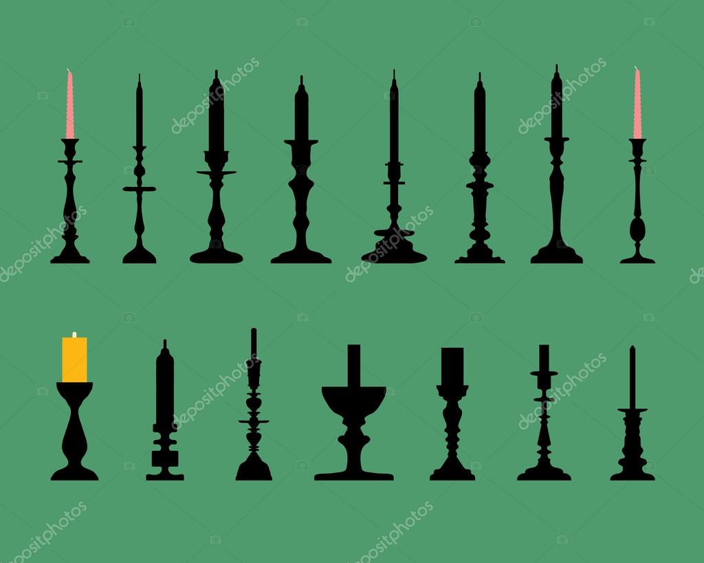Candlesticks Stock Vector by ©ratkomat 30882047