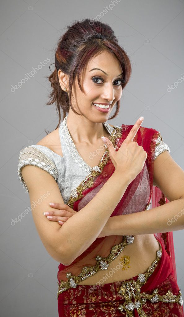 Woman making smiley face — Stock Photo © Bruno135 #47623555