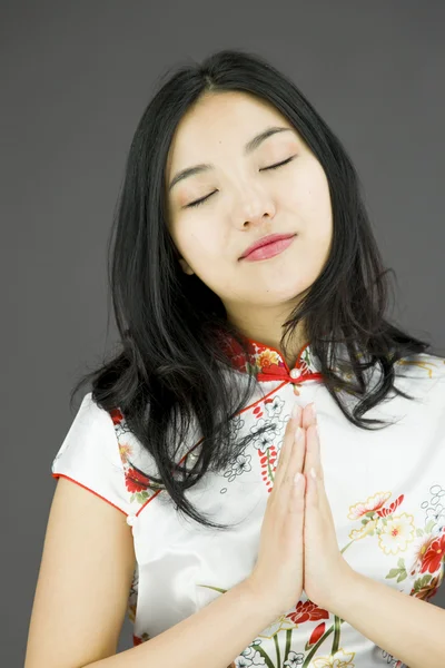 Woman praying smiling Stock Photos, Royalty Free Woman praying smiling ...