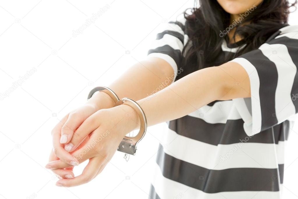 手錠をかけられ女性 — ストック写真 © Bruno135 47647829